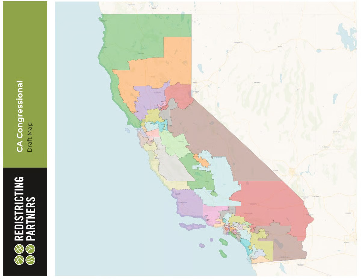Map Od California