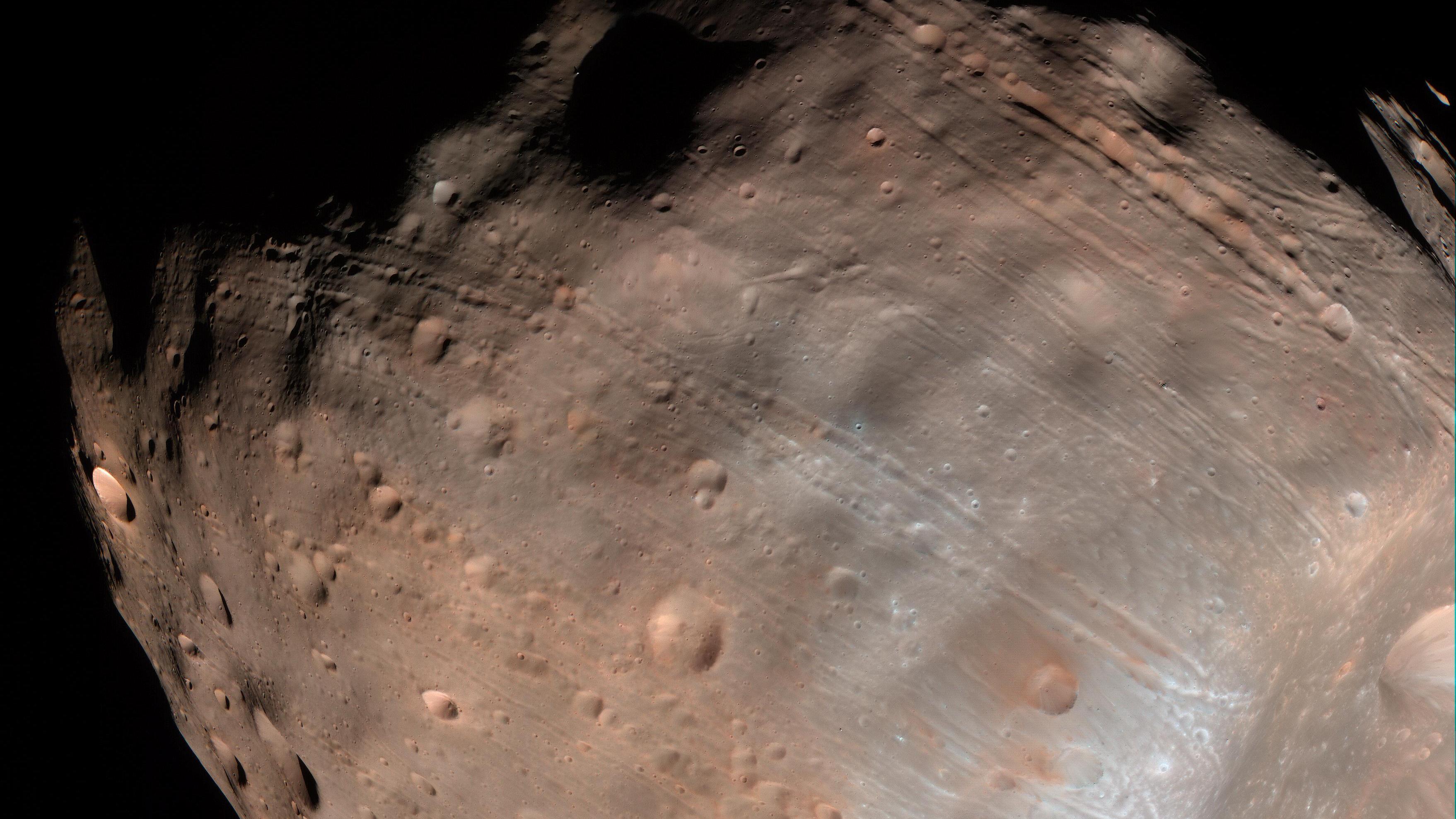 mars moons seen from surface