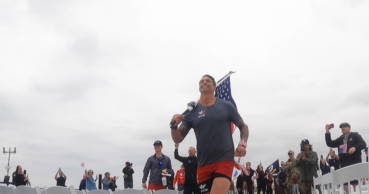 Veterans begin cross-country relay from San Diego | KPBS Public Media