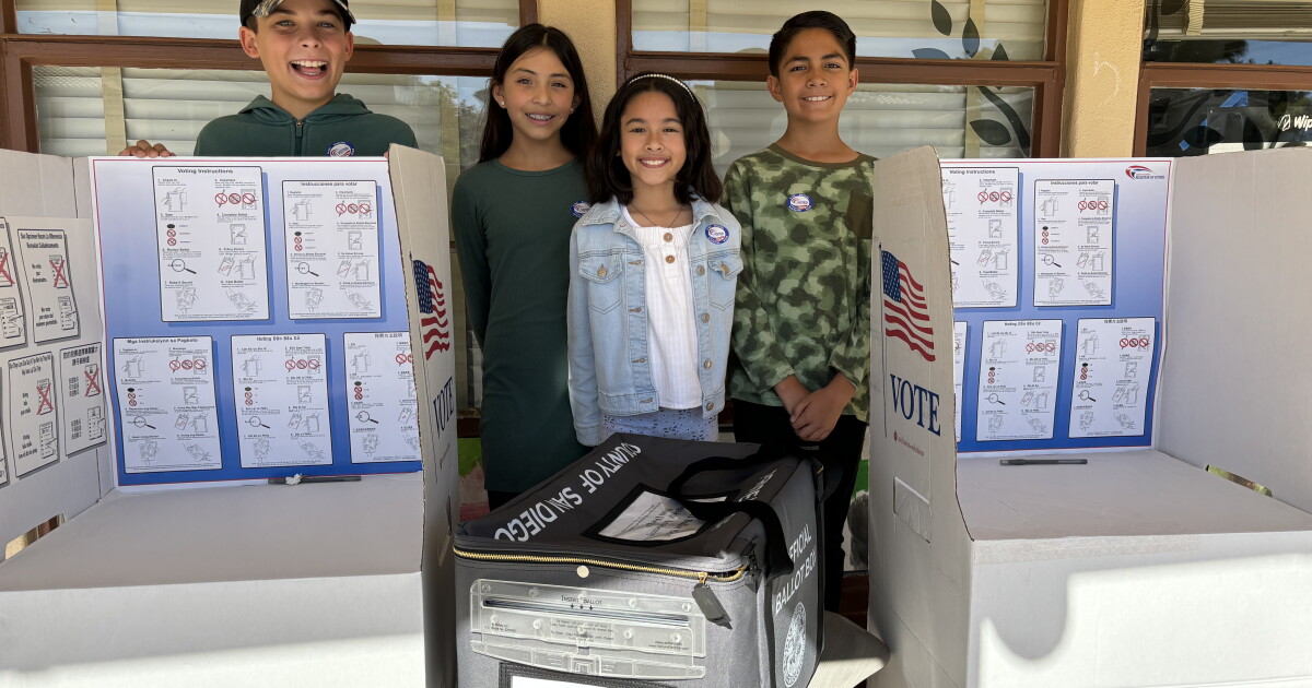 5th graders get an Election Day lesson on democracy | KPBS Public Media