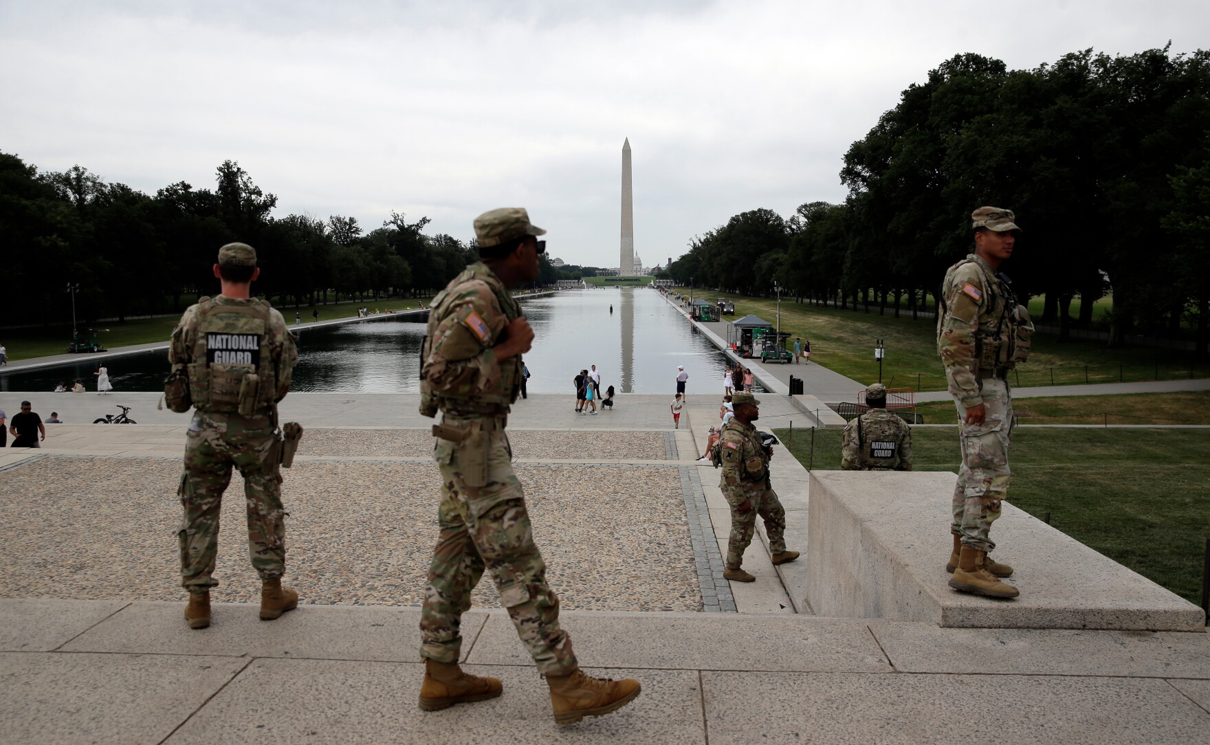 In a first since Trump deployed the guard to D.C., Democrats are ...