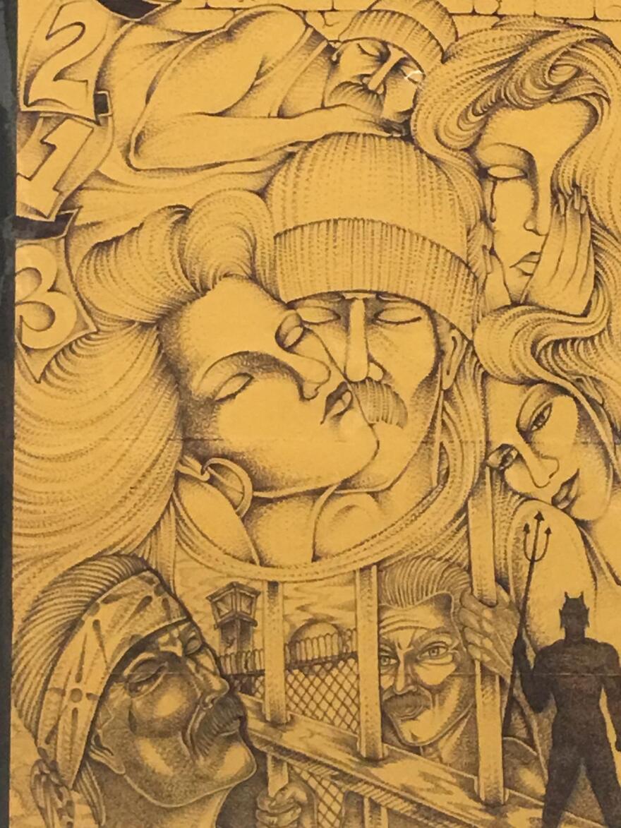 chicano prison artwork