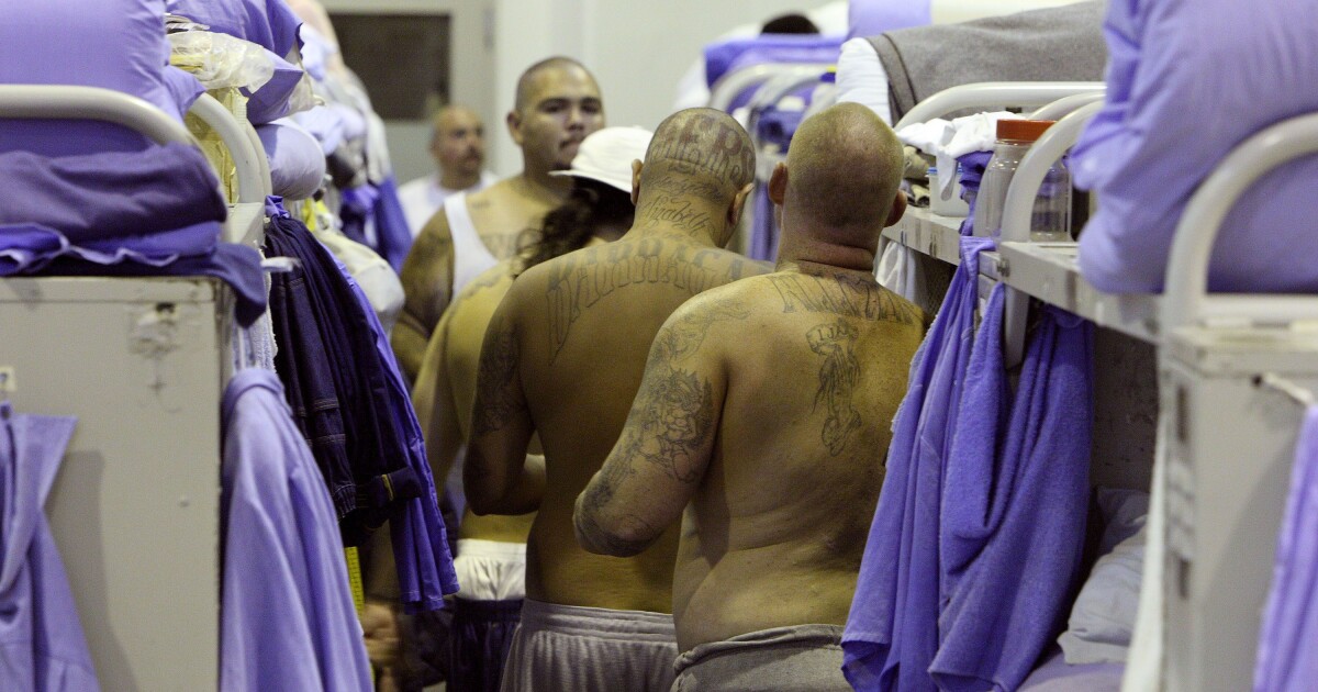 overcrowded prison cell