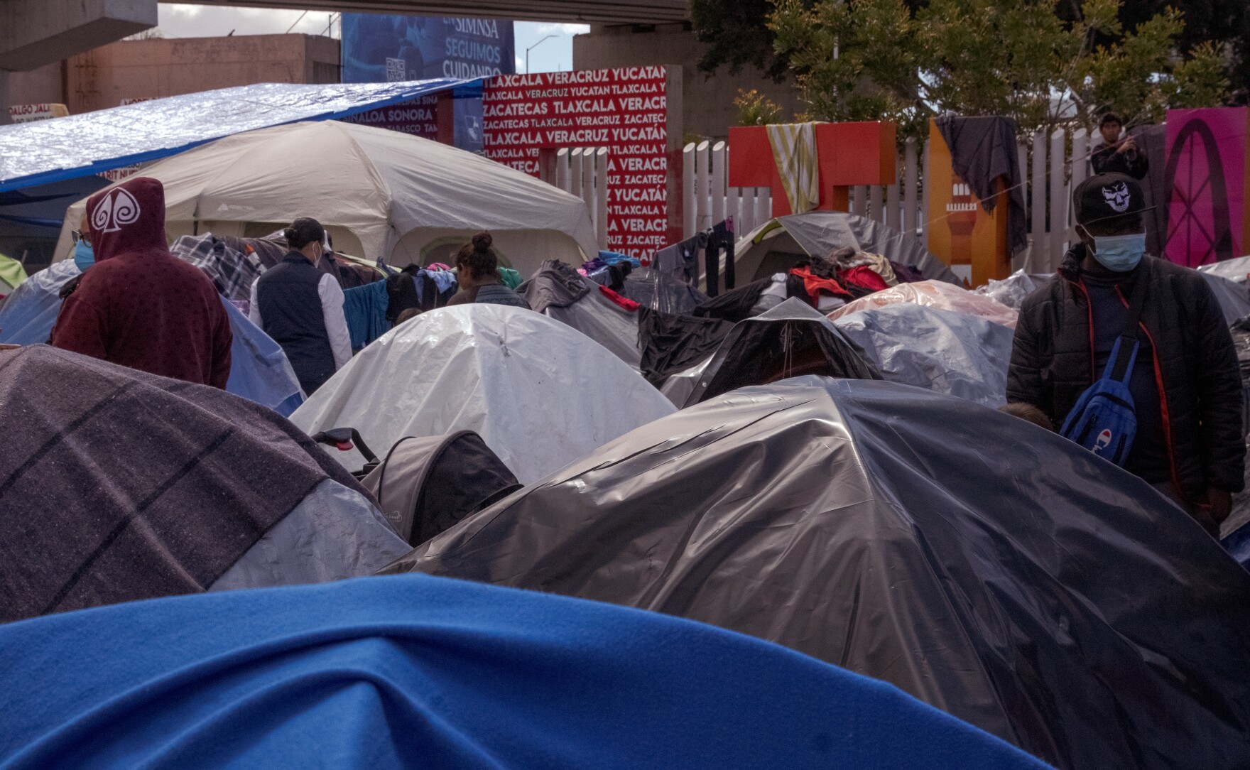 Inside Migrant Camp In Tijuana, Asylum-Seekers Are Waiting On A Plan ...