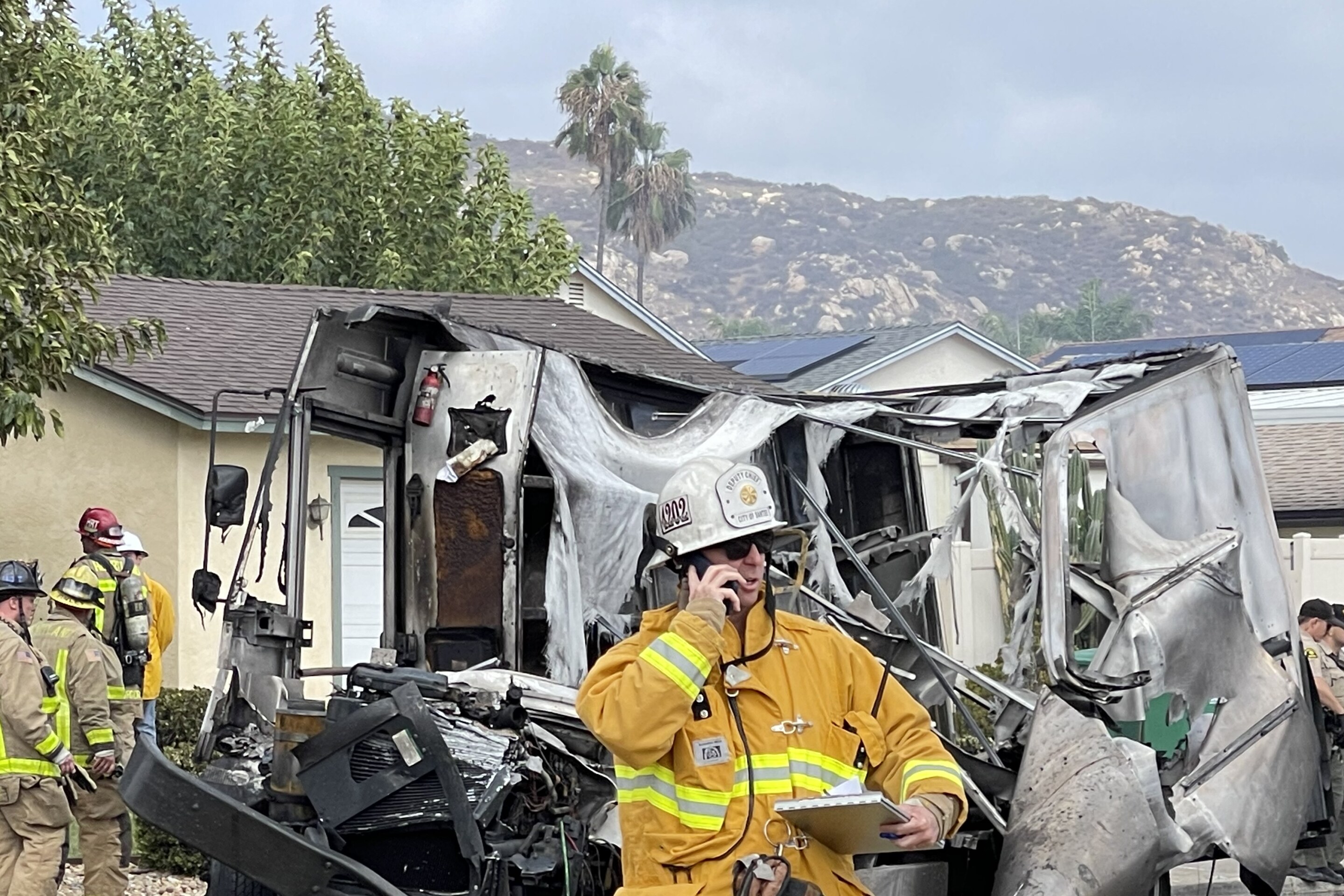 Small Plane Crashes Near Santana High School In Santee Kpbs Public Media