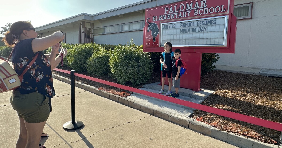 South Bay students go back to school with an early start to the fall semester | KPBS Public Media