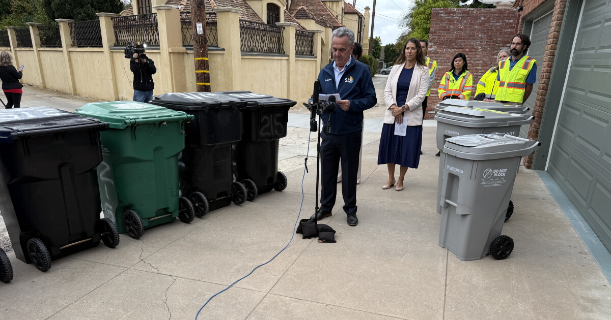 Delivery of San Diego’s new high-tech trash bins has begun | KPBS ...