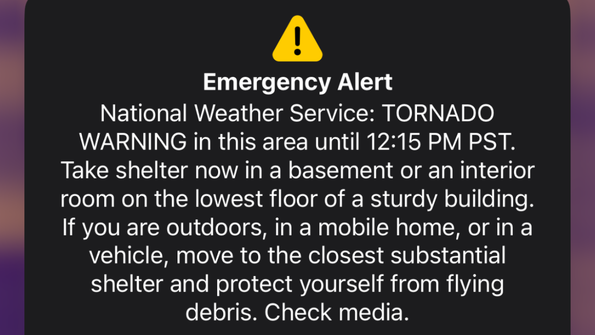 old tv tornado warning
