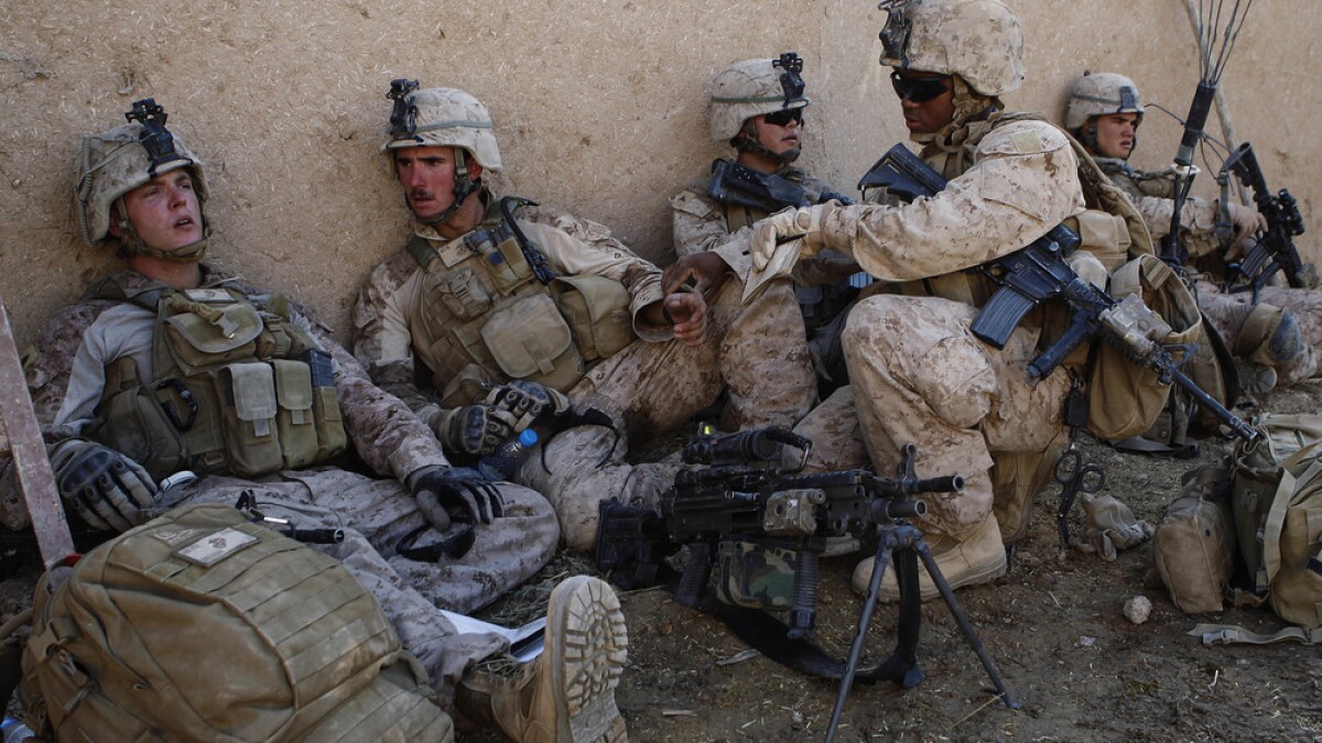 marines in combat